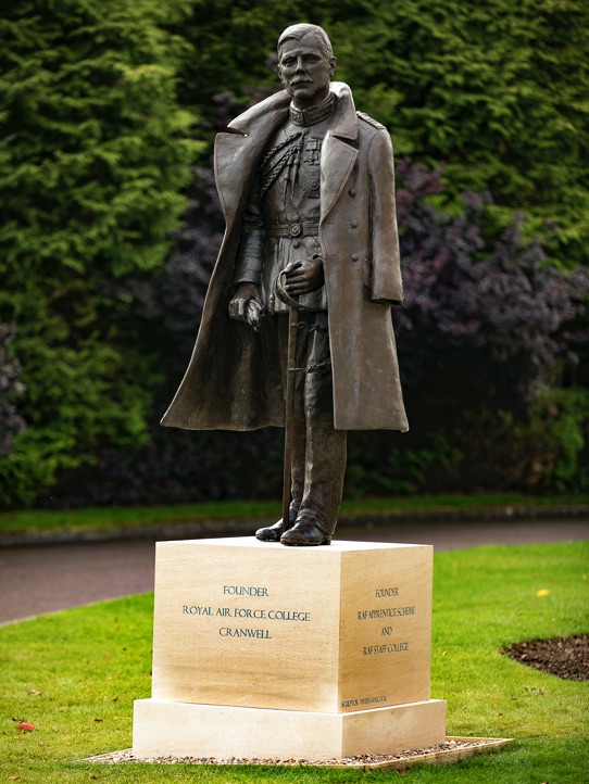Lord Trenchard statue stands proud at RAF College Cranwell - Lindum Group